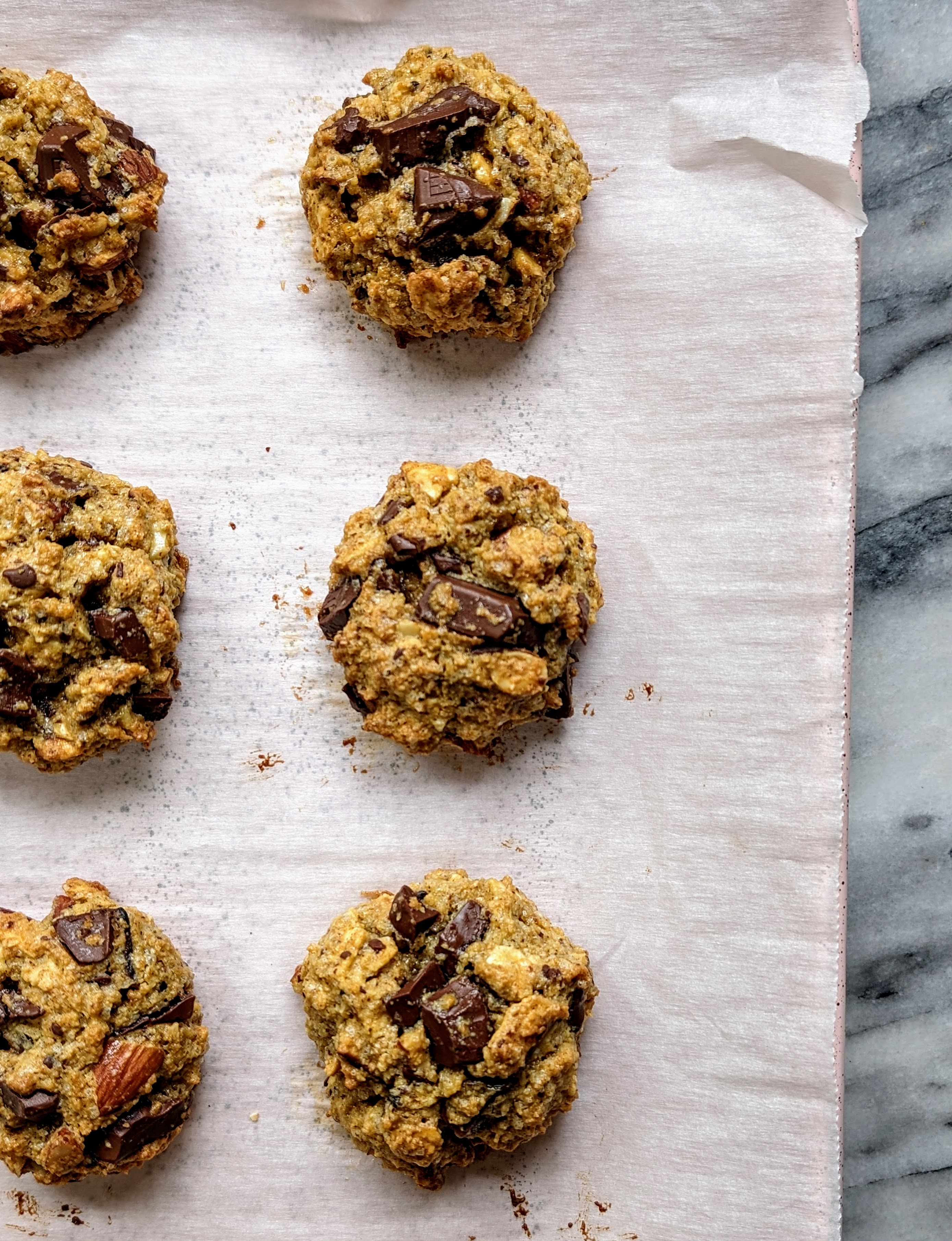 Passover Almond Chocolate Chip Cookies - In The Wild Heart Kitchen